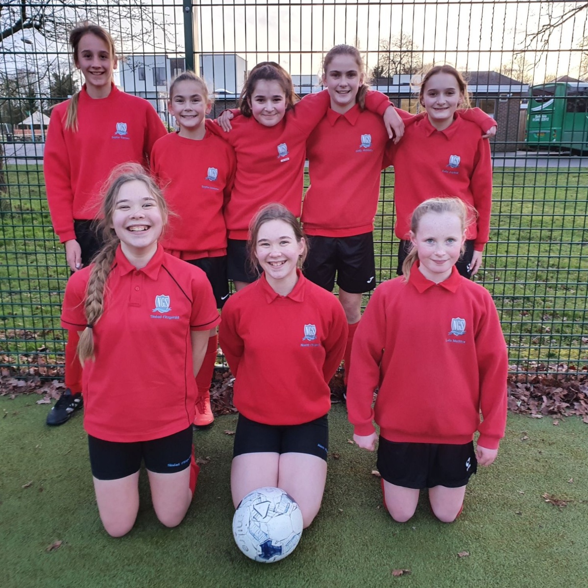 U13 Football Team - Newlands Girls' School